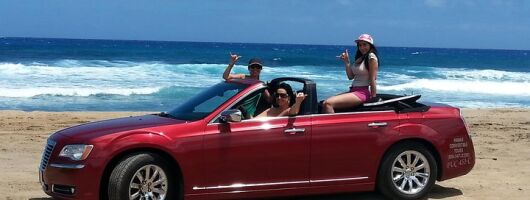 Oahu Luxury Convertible Beach Tour Experience from $630